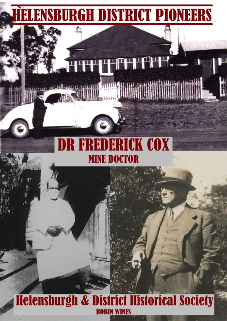 Dr Frederick Cox – Mine Doctor – Helensburgh and District Historical ...